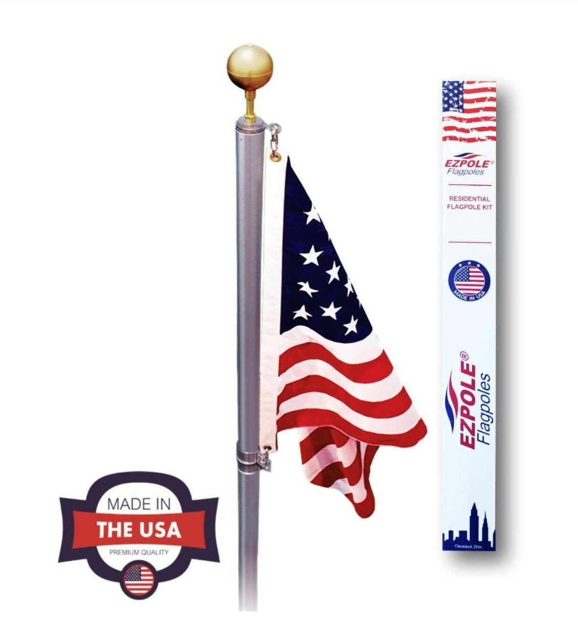 EZPOLE Flagpoles | American Made Flagpoles and Accessories