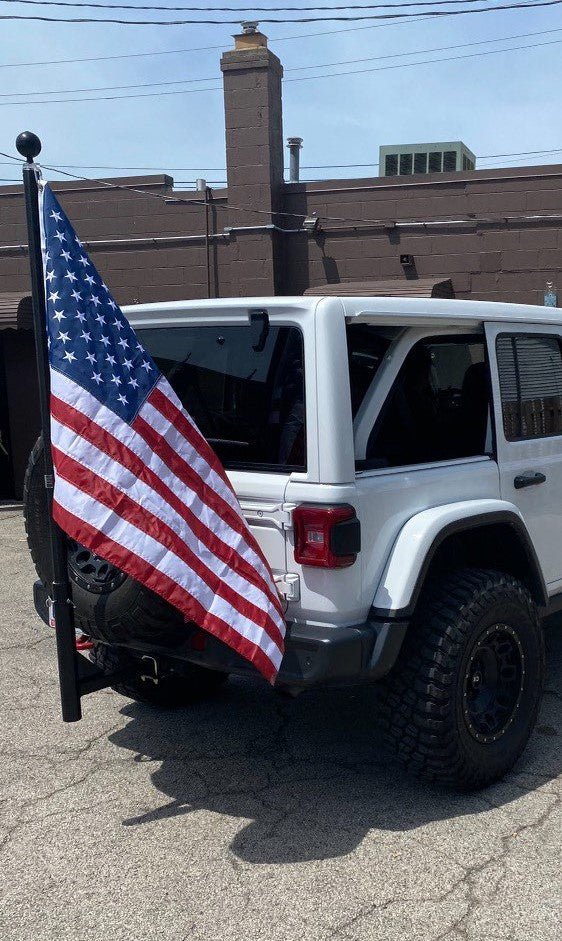 Jeep flag hitch mount store